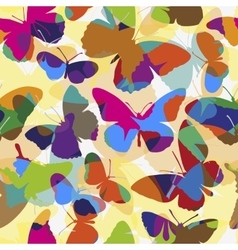 Seamless background with butterflies Royalty Free Vector