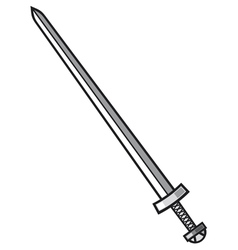 Viking sword Royalty Free Vector Image - VectorStock