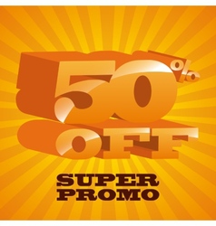 Super promo design Royalty Free Vector Image - VectorStock