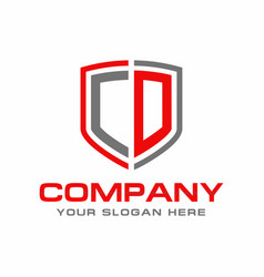 Capital Letter C for Monograms Emblems and Logos Vector Image