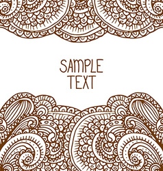 Traditional russian seamless pattern frame Vector Image