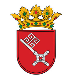 Coat of arms emmerich in north Royalty Free Vector Image