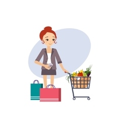 Dressing down daily routine activities women Vector Image