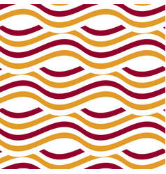 Orange yellow hand drawn horizontal stripes Vector Image