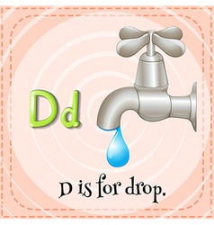 Flashcard a is for ant Royalty Free Vector Image