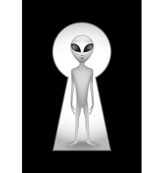 Alien keyhole Royalty Free Vector Image - VectorStock