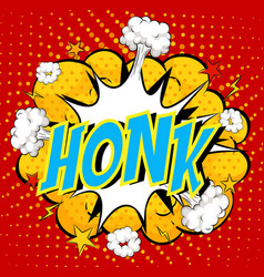 Word thud on comic cloud explosion background Vector Image