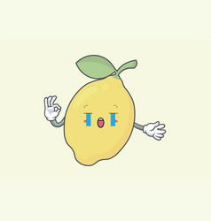 Okay okey ok hand gesture crying sad sob face Vector Image