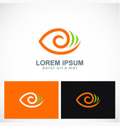 Eye watch gold logo Royalty Free Vector Image - VectorStock