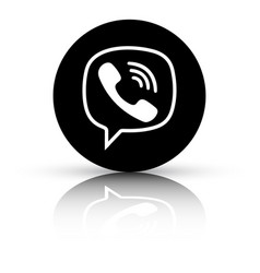 Viber logo icon Royalty Free Vector Image - VectorStock