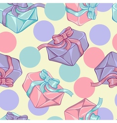 Gift boxes texture Royalty Free Vector Image - VectorStock