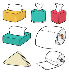 Tissue paper cartoon Royalty Free Vector Image