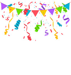 Bright holiday balloons isolated Royalty Free Vector Image