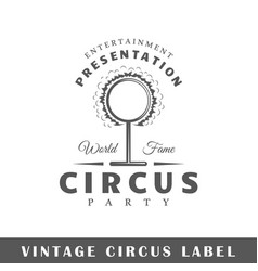 Set of vintage circus labels Royalty Free Vector Image