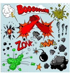 Pomp comic word Royalty Free Vector Image - VectorStock