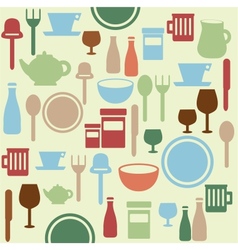 Kitchen pattern Royalty Free Vector Image - VectorStock