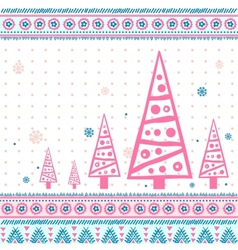 Vintage Christmas set of design elements Vector Image