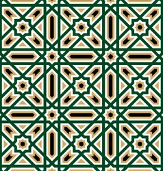 Seamless geometric pattern repeating background Vector Image