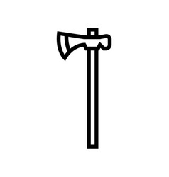 Tomahawk weapon neon glow icon Royalty Free Vector Image