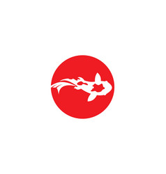 Koi fish logo Royalty Free Vector Image - VectorStock