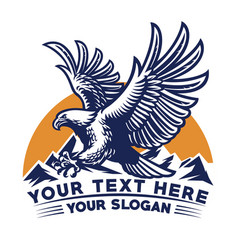 Eagle strike Royalty Free Vector Image - VectorStock