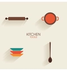Realistic kitchen utensils set Royalty Free Vector Image