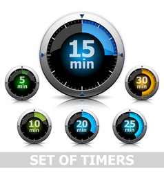 Bright timer Royalty Free Vector Image - VectorStock