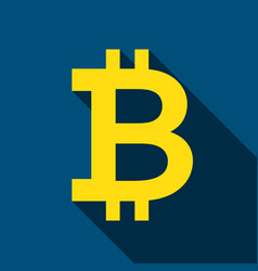 Bitcoin logo black and white Royalty Free Vector Image