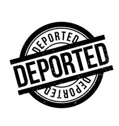 Deported rubber stamp Royalty Free Vector Image