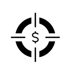 Income black icon concept Royalty Free Vector Image
