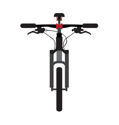 Bike icon front view Royalty Free Vector Image