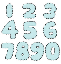 Set number Royalty Free Vector Image - VectorStock