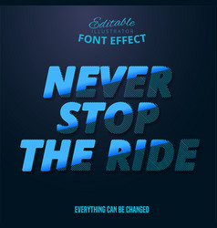 Work hard text editable text effect Royalty Free Vector