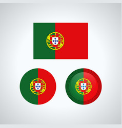 Collection triangle flags most popular world Vector Image