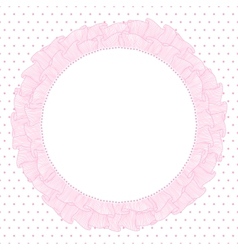 Lace frills seamless pattern Royalty Free Vector Image
