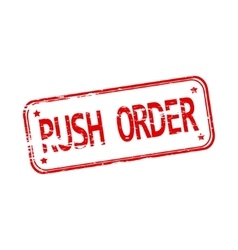 Rush order rubber stamp Royalty Free Vector Image