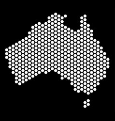 Dot australia map Royalty Free Vector Image - VectorStock