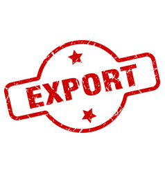 Export stamp sign seal Royalty Free Vector Image