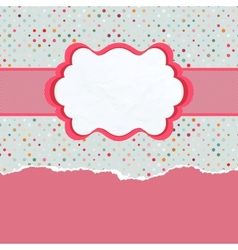 Vintage pattern card Royalty Free Vector Image