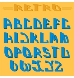 Glass font Royalty Free Vector Image - VectorStock