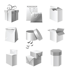 Packaging icons set Royalty Free Vector Image - VectorStock