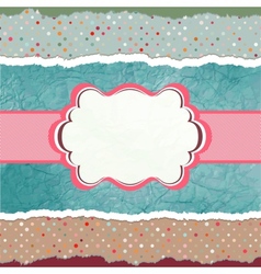 Vintage pattern card Royalty Free Vector Image