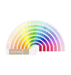 Stock color guide seasonal color analysis Vector Image