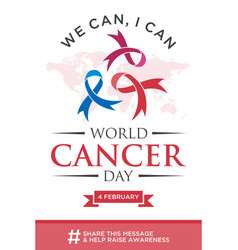 Cancer ribbon dark blue color Royalty Free Vector Image