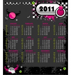 2009 seasonal calendar Royalty Free Vector Image