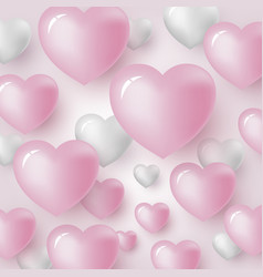 Hearts background design Royalty Free Vector Image