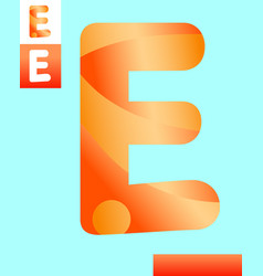 E Royalty Free Vector Image - VectorStock