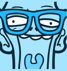 Ugly man Royalty Free Vector Image - VectorStock