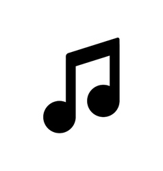 Music note symbol Royalty Free Vector Image - VectorStock