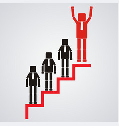 Bad team leader Royalty Free Vector Image - VectorStock